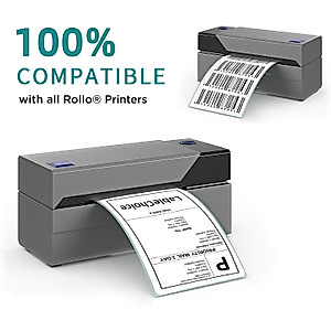 Labelchoice 12000 Labels 2.25x1.25 inch Direct Thermal Labels Compatible with Zebra, Rollo, Munbyn Thermal Labels Printers, 12 Rolls 2-1/4x1-1/4 Thermal Barcode Return Address Labels