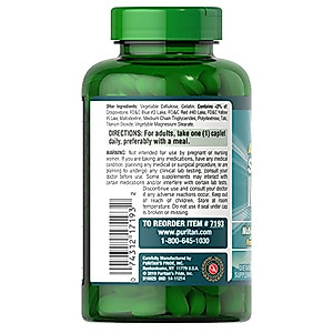 Puritans Pride Abc Plus Senior Multivitamin Multi-mineral Formula Caplets, 240 Count
