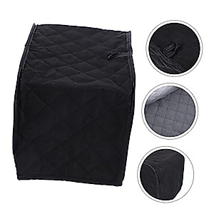 KICHOUSE Bread Machine Dust Cover Oven Microwave Combo Oven Protector Air Fryer Toaster Air Fryer Cover Toaster Protector Kitchen Protection Cover Bread Machine Sleeve Home Supply Black