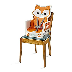 Infantino Grow-with-Me 4-in-1 Convertible High Chair, Fox-Theme, Space-Saving Design, Booster and Toddler Chair, for Infants & Toddlers 3M-36M