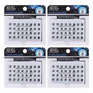 Ardell False Eyelashes Individual Trios Medium Black 4 Pack