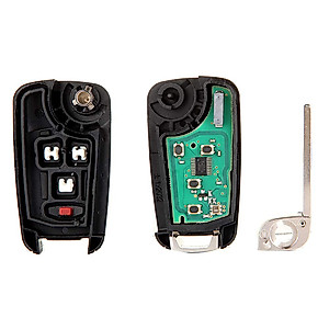 ZENITHIKE Replacement Keyless Entry for Smart Proximity Remote Key Fob Uncut Ignition Keyless 4 Buttons 10 11 12 13 14 15 16 for Chevy for Camaro for Cruze for Equinox for Malibu X 1 Ship from USA