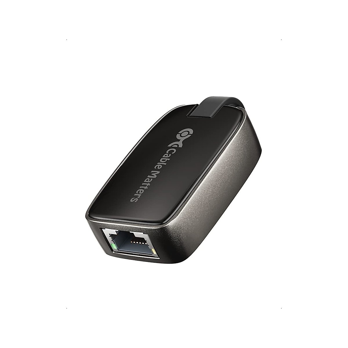 Cable Matters USB C to Ethernet Adapter Gigabit, Compact 1Gbps Thunderbolt 4 to Ethernet Adapter - Thunderbolt 4, USB4 Compatible for MacBook Pro, iPhone 16/15 Pro Max Plus, iPad Pro, XPS