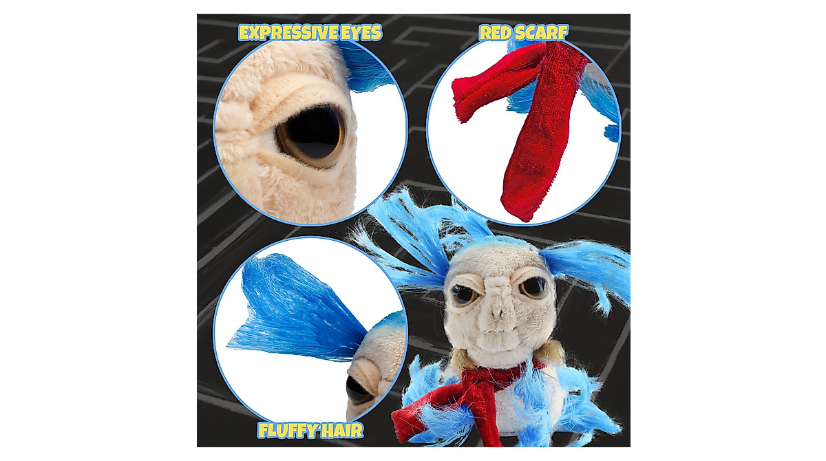 Labyrinth Toy Worm Plush - Cute Jim Henson The Labyrinth Gift