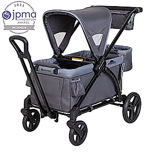 Baby Trend Expedition 2-in-1 Stroller Wagon PLUS, Ultra Grey