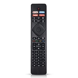 NH800UP RF402A-V14 IR Remote Control Replacement for Philips Android 4K Ultra HD Smart LED TV 43PFL5766/F7 50PFL5704/F7 55PFL5604/F7 55PFL5704/F7 65PFL5504/F7 65PFL5704/F7 75PFL5704/F7(No Voice)