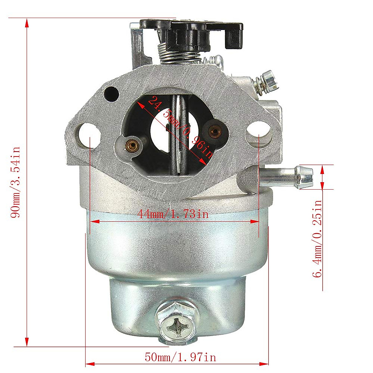 GCV160 Carburetor with Air Filter Cover Ignition Coil Replacement for Honda GC160 GCV135 GC135 HRB216 HRR216 HRS216 HRT216 HRZ216 Lawn Mower Engine Replace 16100-Z0L-023 16100-Z0L-802,by LIYYOO