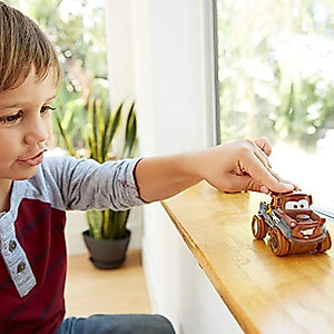 Disney Pixar Cars XRS Mud Racing Mater Oversized 1:55 scale Die-cast, Real Suspension, Off-Road, Dirt-splashed, All-terrain Wheels, 1:55 scale, Ages 3 and up