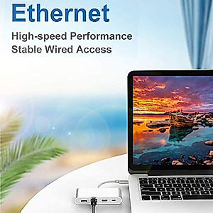 Type-C Adapter RJ45 Powerful Heat Dissipation All‑Round Enhancement Type‑C Adapter for Home Office