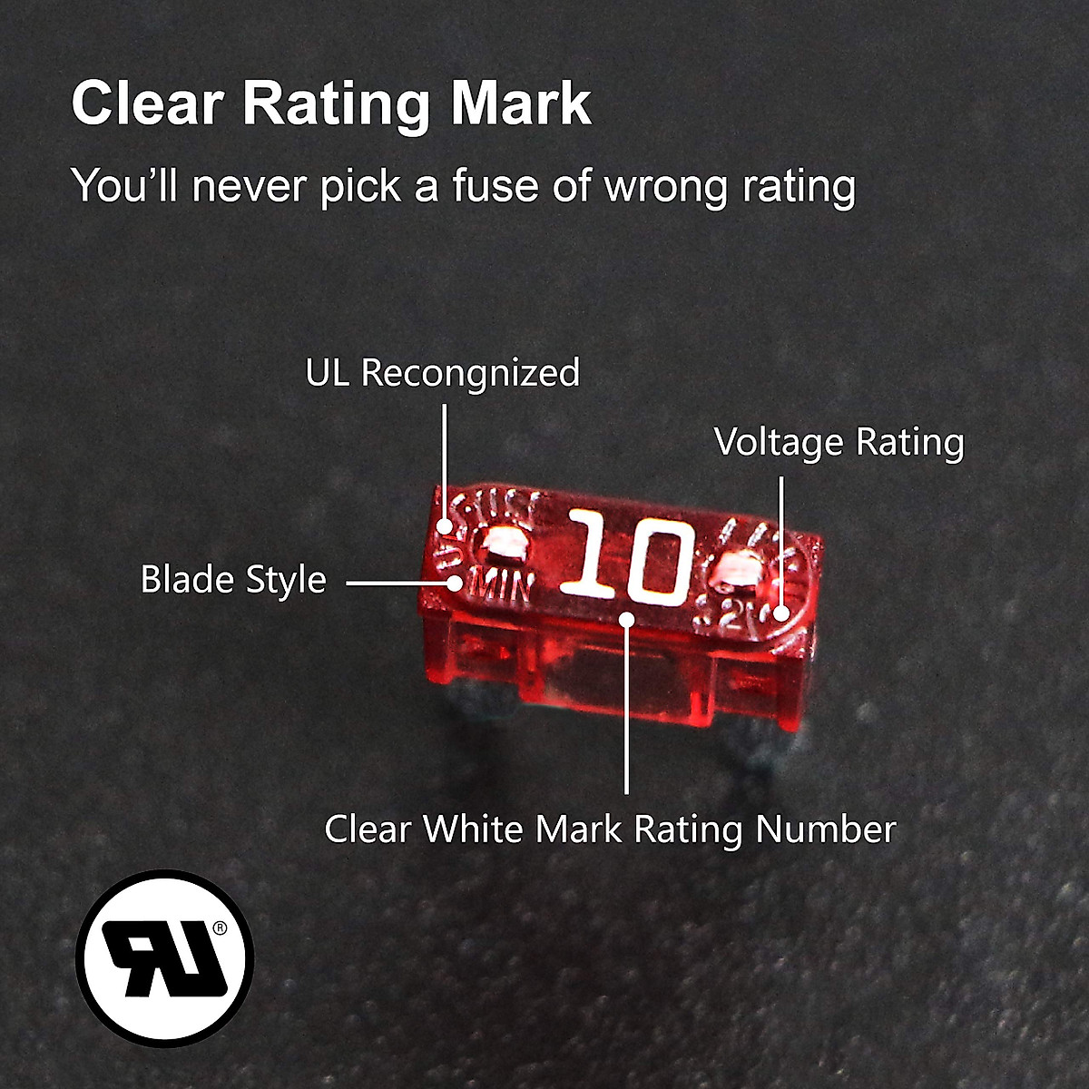 MulWark 120pc ClearMark Assorted Auto Mini-Car-Truck-Blade-Fuses Set- 5A 7.5A 10A 15A 20A 25A 30A - ATM Automotive Replacement Auto Fuse Assortment Kit w/A Puller -for Boat,Marine,RV,SUV,Trike…