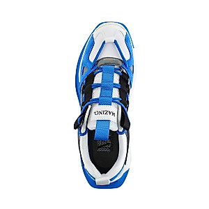 Mazino Zenon Fashion Sneakers for Men - Men's Athleisure Casual Shoes - Blue/White/Black, Size 8.5
