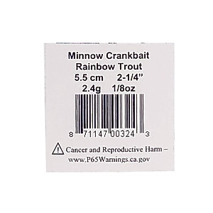 Sanhu Minnow Crankbaits for Bass Trout Fishing 4 Pieces Combo A