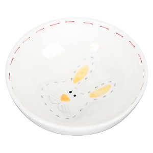 Porcelain Bowls Small Ceramic Bunny Bowl Small Ceramic Salad Bowl Seasoning Dish Rabbit Food Snack Serving Bowl Easter Bunny Home Decoration Rabbit Ceramic Soup Bowl Small