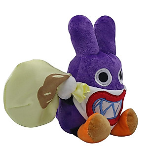 YIYO Mario Bros, U Nabbit Purple Rabbit Plush Toy Stuffed Animal Figure, 8.7 inch