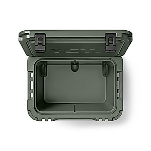 YETI Roadie 60 Wheeled Cooler with Retractable Periscope Handle, Camp Green