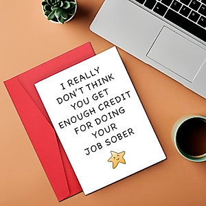 Funny Coworker Leaving Card Gifts Stocking Stuffers for Women Men Thank You Card, Christmas Gifts for Boss Coworker Work Friend Leader Coworkers Retirement Gift New Job Goodbye Farewell Card Gifts