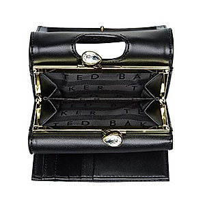 Ted Baker Women's 0 Travel Accessory-Bi-Fold Wallet, Black, One Size
