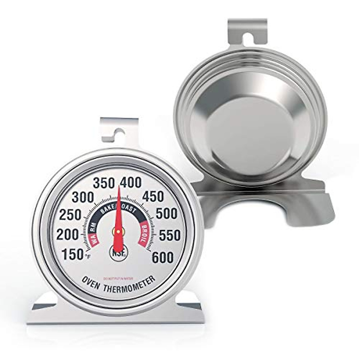 Efeng Large 3" Dial Oven Thermometer for Gas & Electric Oven,Grill Cooking Safety Leave-in- NSF accurately Easy-to-Read Clearly Large Number Shows temperatures for Meat,Grilling or Cake Cooking Oven