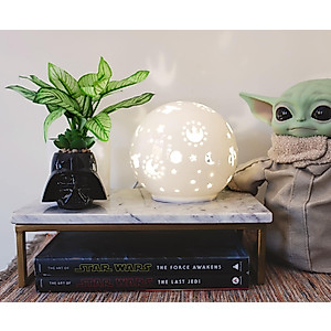 Star Wars: The Mandalorian Grogu Ceramic LED Mood Light | 6 Inches Tall