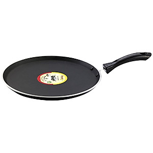 Pigeon - Nonstick Aluminum Flat Roti, Dosa and Crepe Tawa Pan - 4mm Thick Base, Nonstick Coating - 30cm (12 inches)