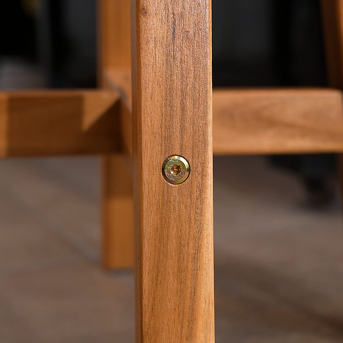 Tomile Acacia Wood Stool Round Top Chairs Best Ideas End Tables for Sofas Sub-Stool for Living Room Bedside Strong Weight Capacity Upto 350 LBS, Natural Color