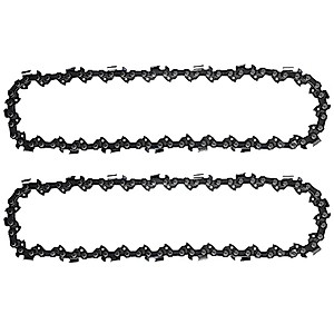 Opuladuo 2PC 8 Inch Replacement Chain for RYOBI P4360 RY43160 P4361, 8 in. Pole Saw Chain for WORX WG349.9 WG349-3/8" - .043" - 33 DL