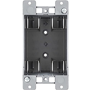 Newhouse Hardware 1-Gang PVC Old Work Electrical Outlet Box (3-Pack) | 14 cu. in. Plastic Junction Box for Switches, GFCI, or Duplex Receptacle Outlet | Old Work Electrical Box for Home Improvement