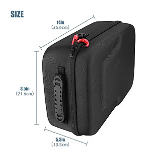 ProCase Hard Travel Case Compatible for Meta Oculus Quest 2/Oculus Quest VR Gaming Headset and Controllers Accessories, Shockproof Hard Shell Carrying Storage Bag -Black