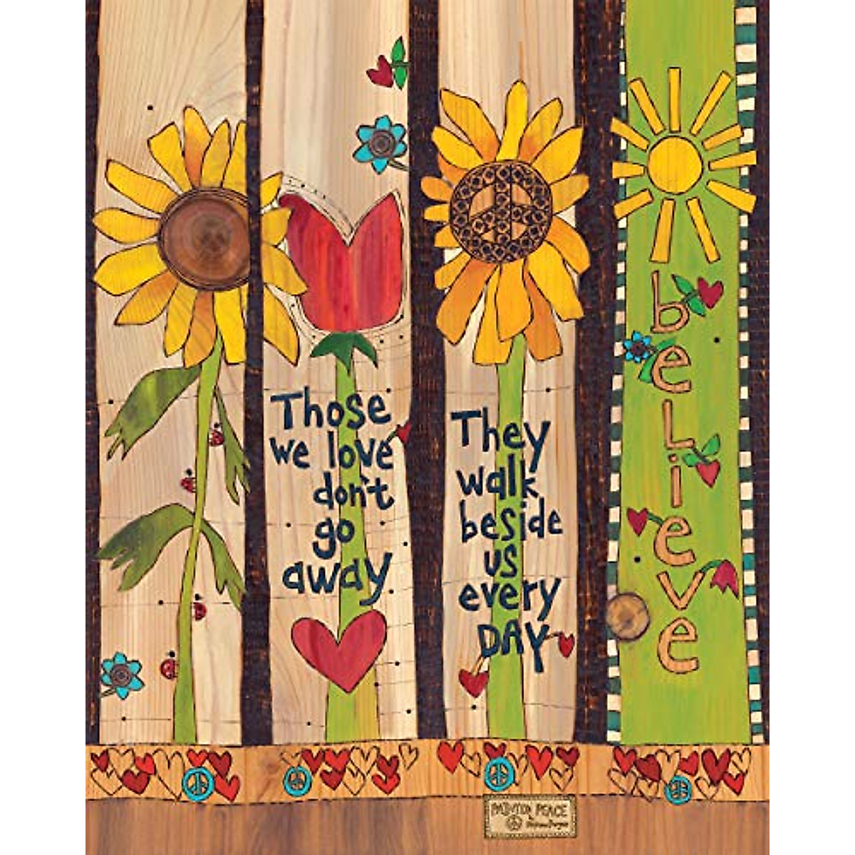 Studio M with Us Everyday Art Pole Outdoor Decorative Garden Post, Made in USA, 20 Inches Tall