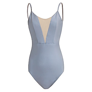 ROYAL SMEELA Women’s Camisole Dance Leotards with Adjustable Straps Ballet Leotards for Women Backless Ballet Dance Leotard