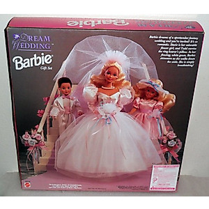 Barbie Dream Wedding Gift Set w Barbie, Stacie & Todd Dolls (1993)