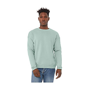 Bella + Canvas Unisex Drop Shoulder Fleece M DUSTY BLUE