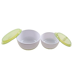 OXO Tot Small & Large Bowl Set with Snap On Lids - Green