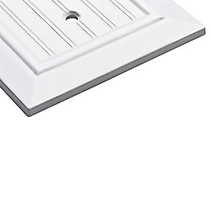 Franklin Brass W35267-PW-C Classic Beadboard Single Decorator Wall Plate, White
