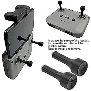 Shanrya Extension Joystick for Mini 2, Plastic Material Remote Controller Joystick Extension, Durable for Mini2 and Air2 Remote Control RC Drone Lovers