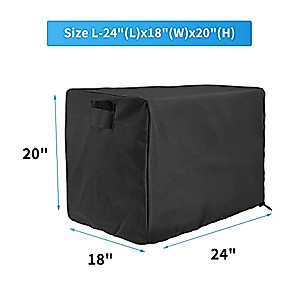 Joramoy Generator Covers Waterproof UV Protection Heavy Duty 600D Oxford Cover Universal for Wen 56310ic & Wen 3800 & Predator 3500 (24x 18x 20 inch)