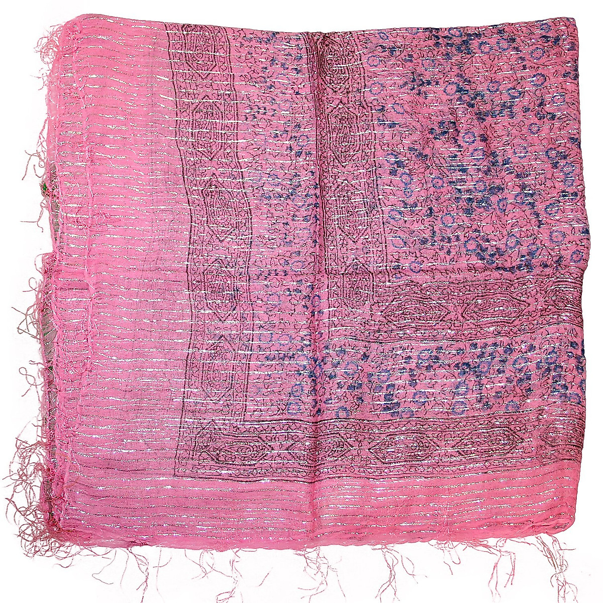 Jon's Imports Pink Israeli Tichel Hair Cover Chemo Wrap Headscarf Scarves 100% Cotton Design