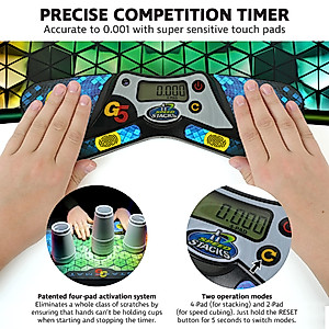 Speed Stacks | G5 Stackmat (Timer and Mat) | Accuracy to 0.001 seconds, batteries included | Endorsed by Sport Stacking and Cubing associations