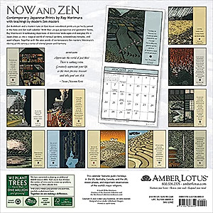 Now and Zen 2023 Wall Calendar: Contemporary Japanese Prints by Ray Morimura