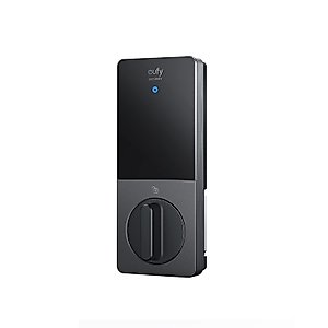 eufy Security Retrofit Smart Lock E110+Wireless Keypad, Keyless Entry Door Lock Replacement, Built-in Wi-Fi, Remote Control, in-App History and Scheduled Access, Fits Your Existing Deadbolt, IP65