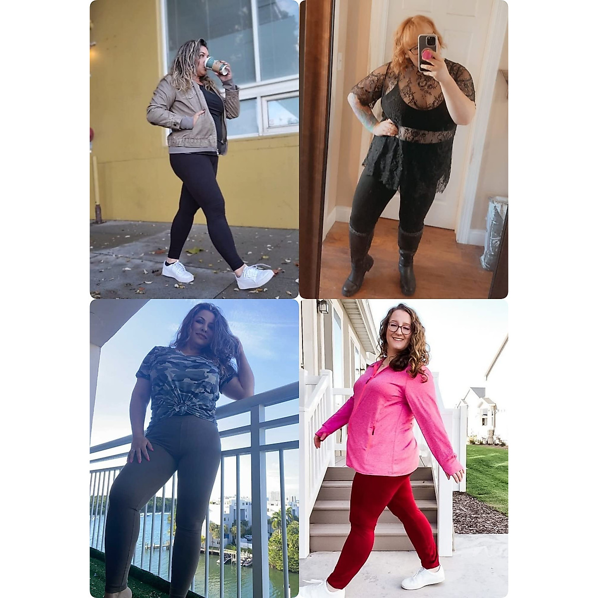 COOTRY Plus Size Fleece Lined Leggings for Women Thermal Underwear Long Johns Base Layer Pajama Bottoms Cold Weather Pants Gray 2XL