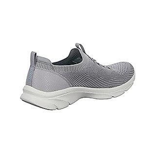 Skechers Women's Sneaker, Gray, 8