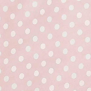 mDesign Fabric Hanging Organizer - Over Closet Rod Storage with 7 Shelves and 3 Removable Drawers for Baby Nursery Bedroom Organization - Hold Clothes, Linens, Toys, Accessories - Pink/White Polka Dot