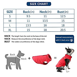 Dog Fleece Vest Jacket Pet Dogs Clothes Warm for Small Medium Large Dogs Pink L