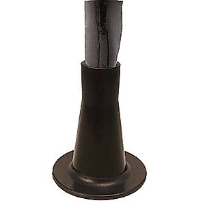 Home Paradise Bed Frame Feet Replacement | Tall Sturdy Cone Shaped Legs | Protect Your Floor by Changing Your Bed Wheels with These Bed Frame Glide | Dark Brown (4)