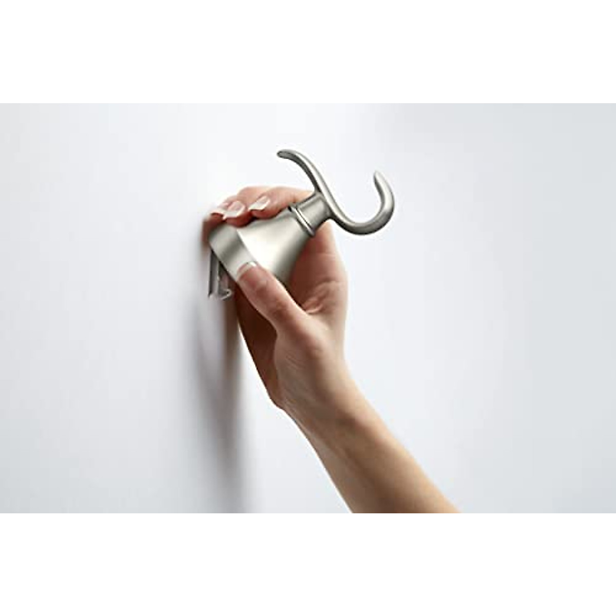 Moen Hamden Spot Resist Brushed Nickel Double Towel Robe Hook, MY6203BN