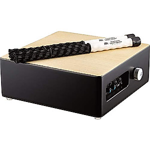 Meinl Percussion Pickup Cajon Snare with Electronics for Amp or PA System, Includes Standard Brushes — NOT Made in China — American White Ash/MDF, 2-Year Warranty (TMPPCS)