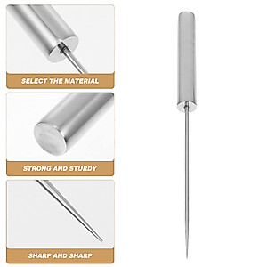 DOITOOL Stainless Steel Ice Pick Ice Crusher Ice Chisel Removal Pick Crushed Ice Tool for Kitchen Bars Bartender Picnics Camping And Restaurant 14 inch