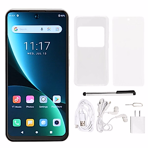 M12 Ultra Unlocked Smartphone, 6.82in HD Screen, 6GB RAM and 128GB ROM, Front 5MP Rear 16MP, 7300mAh Battery, 4G Network Phone for Android 10.0 System(USA)