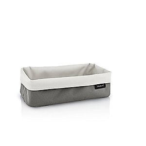 Blomus 68898 Reversible Storage Basket- Sand/Taupe